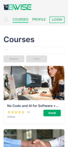 BWISE – AI Course Planning Tools for Modern Educators